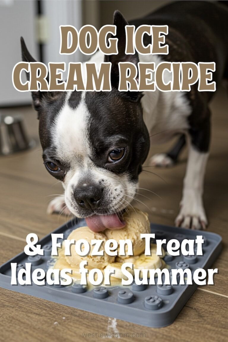 Dog Ice Cream Recipe: Because Your Pup Deserves a Scoop Too! - Westie ...